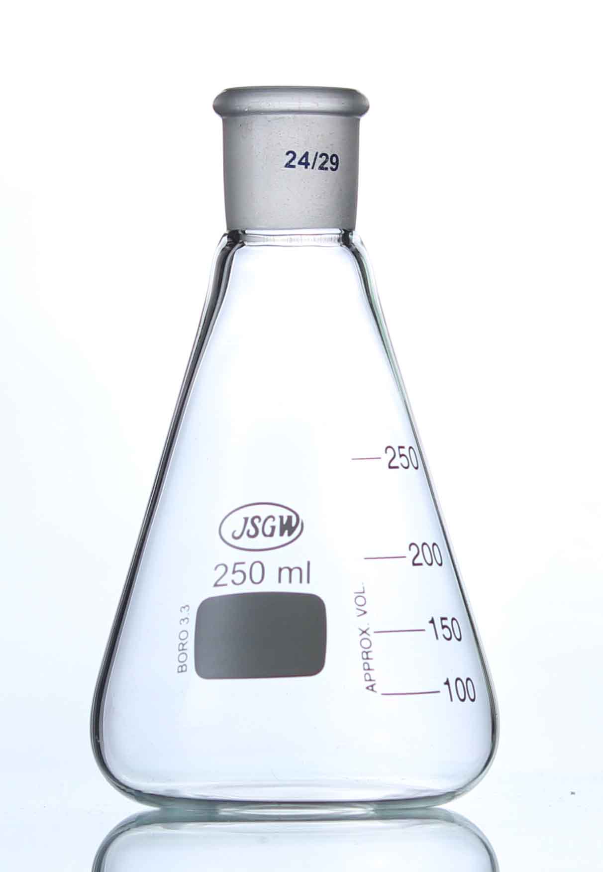 168 Flask Conical Erlenmeyer, with socket